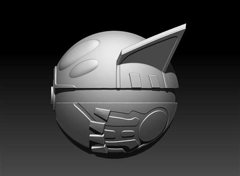 Kyogre Ball 3d Model 3d Printable Cgtrader