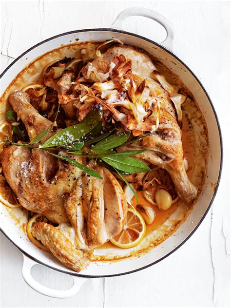 Roasted Honey Lemon Chicken With Crispy Parsnip Chips Donna Hay