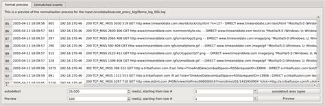 Structured Text Files Loading Data Quickstart Squey