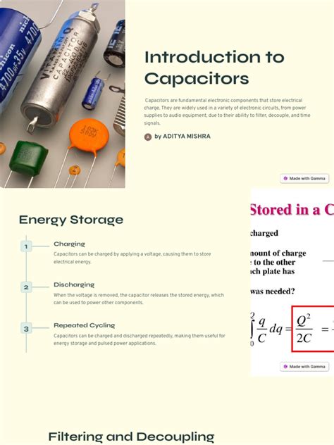 Introduction To Capacitors Download Free Pdf Capacitor Electromagnetic Interference