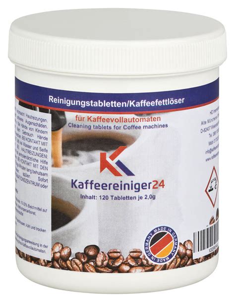 120 Reinigungstabletten 2g für Kaffeevollautomaten - Kaffeereiniger24