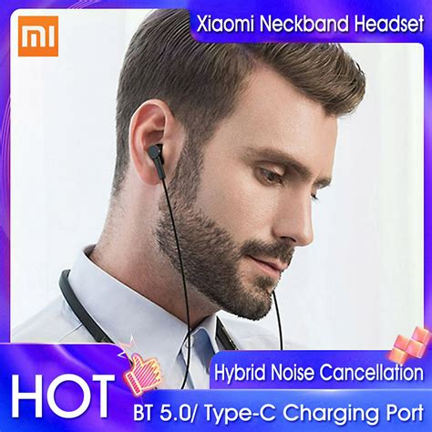 Auriculares Xiaomi Mi Neckband Headset Neckband BT 5.0 Auriculares ...