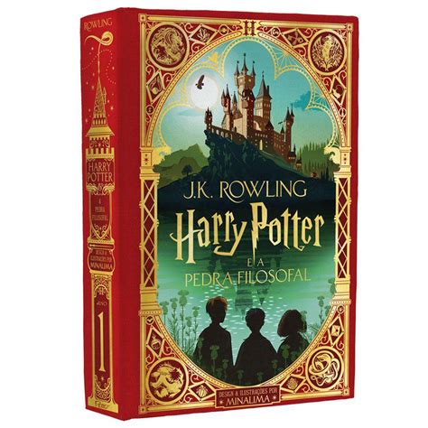 Livro Harry Potter E A Pedra Filosofal Ilustrado Por Minalima
