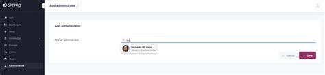 manage administrators witivio documentation