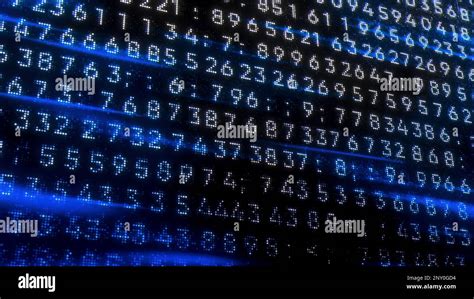 Digital Background With Glowing Values Motion Encrypted Digital Code