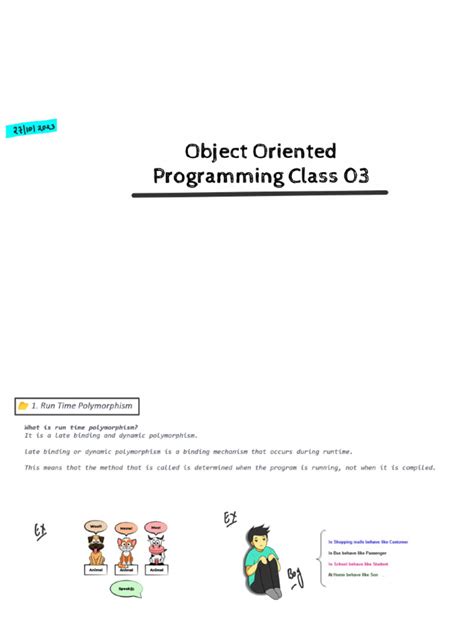 Oops Class 03 Notes Pdf