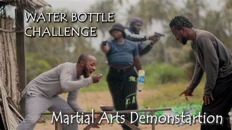 Water Bottle Challenge Martial Art Demonstartion Youtube