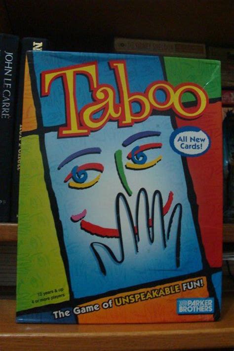Taboo Game Museum Taboo Puzzle Game Frosted Flakes Cereal Box Board Games Fun Cards
