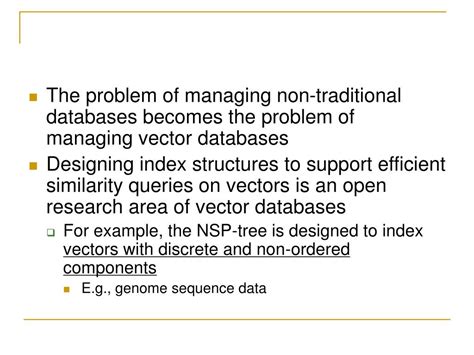 Ppt Introduction To The Nsp Tree A Space Partitioning Based Indexing