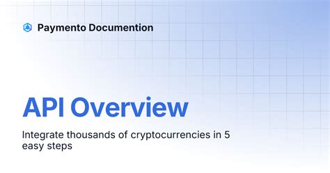 Api Overview Paymento Documention