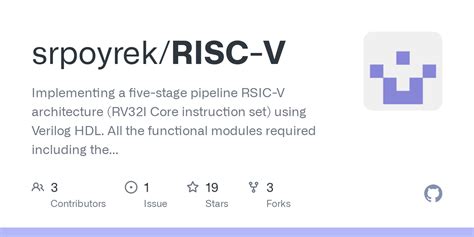 Risc Valusrcaluv At Master · Srpoyrekrisc V · Github