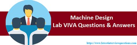 TOP Machine Design Lab VIVA Questions Latest Machine Design MCQs