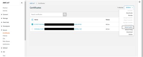 how to connect esp32 to aws iot core