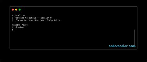 Introduction To Java Jshell Or Java Shell Tool Codevscolor