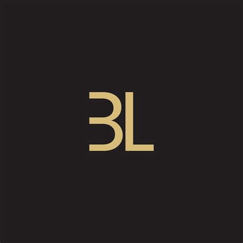 Premium Vector Bl Letter Logo Monogram B And L Monogram Design Bl Initials Letter