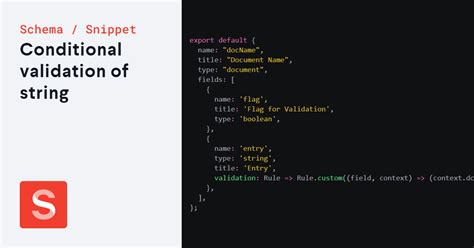 conditional validation of string sanity recipes