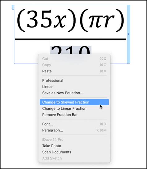 How Do I Enter Fractions And Other Equations Into Microsoft Word