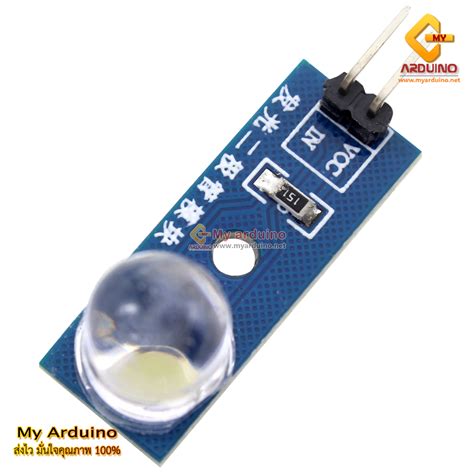 Led Module 10mm Indicator Light โมดูล Led 10mm สีขาว ขาย Arduino อุปกรณ์ Arduino คุณภาพดี ราคา