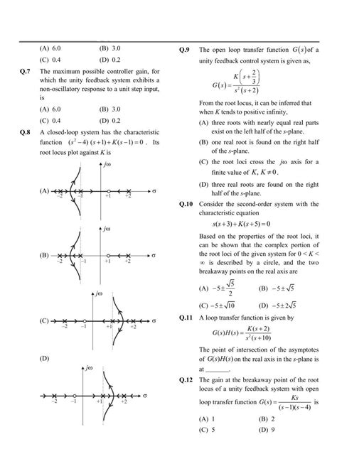 SOLUTION Root Locus Practice Questions With Answer Key And Detailed Solution Studypool