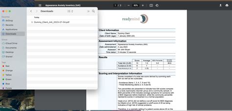 Export And Save Result Pdfs Into Practice Management Software Readymind