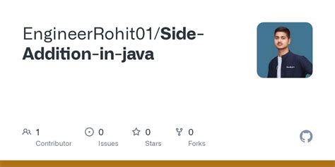 Github Engineerrohit01side Addition In Java