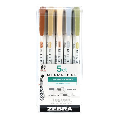 Buy Mildliner Neutral Vintage Set 5 Pack