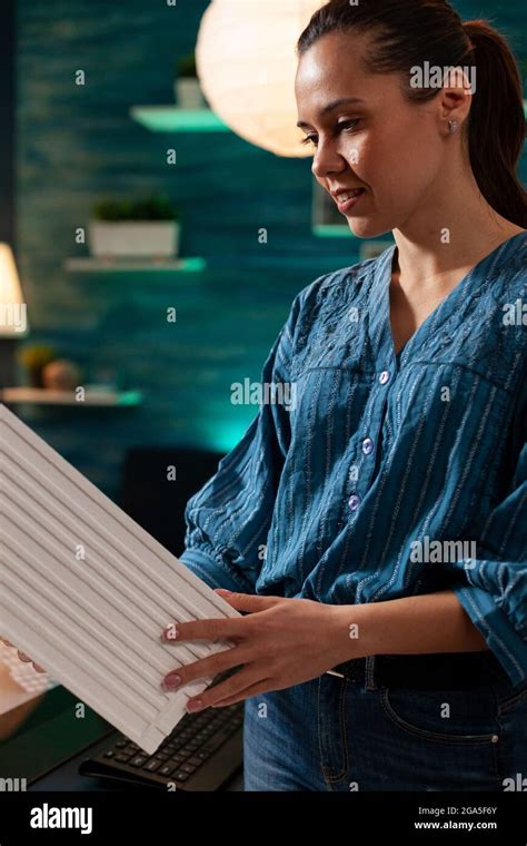 Business Woman Working With Miniature Maquette Used For Building Layout Plan And Construction