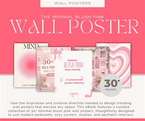 30 Blush Pink Wall Posters Designed To Turn Your Space Into A Calm