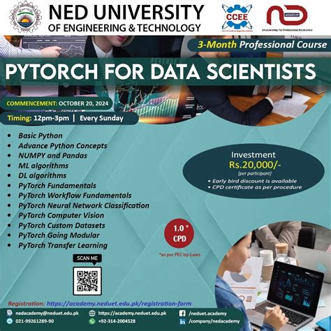 Pytorch For Data Scientists Ned Academy Ccee Cmpp Ptmc