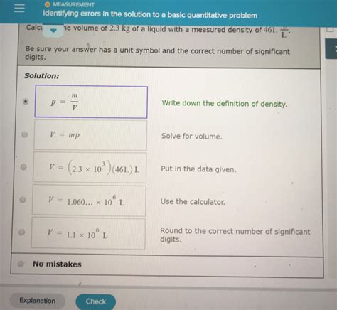 solved identifying errors in the solution to a basic