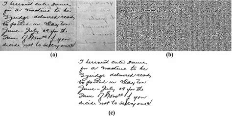 image hw4 from the dibco 13 test dataset a input image b