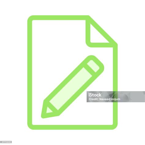 Notepad Colour Line Vector Icon Stock Illustration Download Image Now