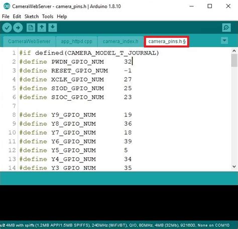 Ttgo T Journal Esp32 Camera Board Getting Started Random Nerd Tutorials