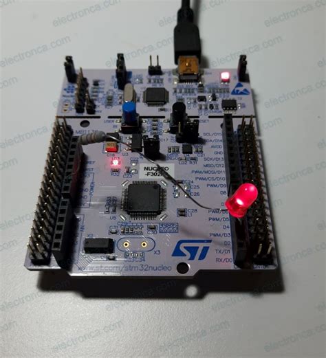 General Purpose Input Output Gpio Stm32f302r8 External Led