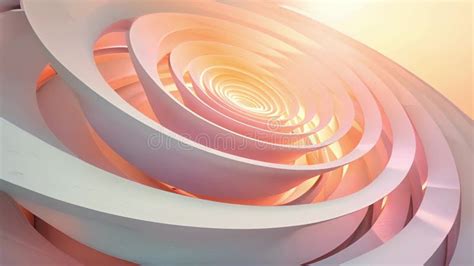 A Series Of Concentric Circles Give The Illusion Of Multiple Layers