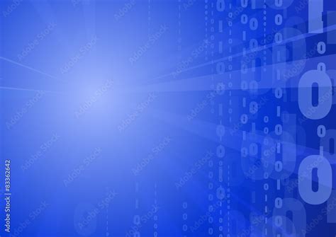 Vector Matric Binary Code Computer Background Stock Vector Adobe Stock