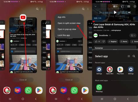 How To Split Screen In Samsung A13 Open Two Apps Simultaneously DroidBeep