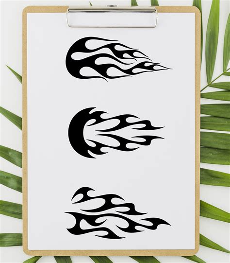 Racing Flames Svg Flames Vector Biker Flames Svg Racing Flame