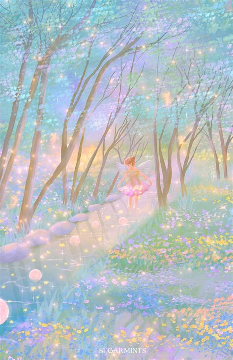 Sugarmints Artblog Dreamy Art Fantasy Art Landscapes Dreamy Artwork