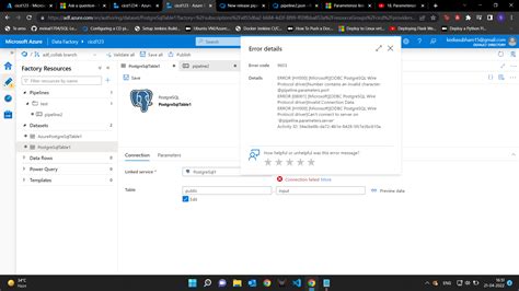 How To Parameterize Postgresql Linked Service Microsoft Qanda