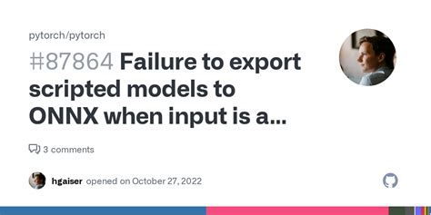 Failure To Export Scripted Models To ONNX When Input Is A List Of Tensor Issue
