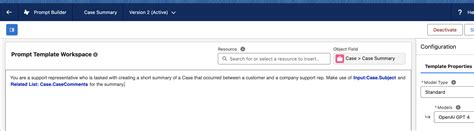 Case Summary Using Salesforce Prompt Template Infallibletechie