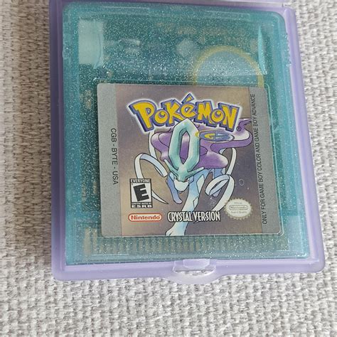 Games Pokémon Crystal Version Gameboy Color Was Sold For R550000 On