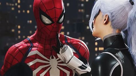 Spider Man Ps4 All Black Cat Scenes Love Story Gameplay Video