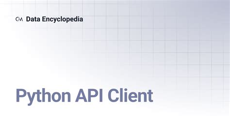 python api client product docs