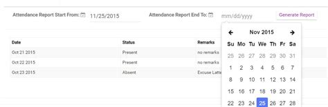Jquery Retrieve Database Values Based On Dates Using Ajax Codeigniter Php Stack Overflow