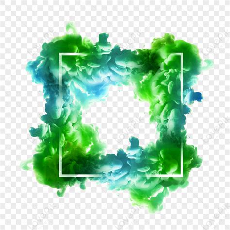 폭발 연기 효과 추상 테두리 일러스트 푸른 스모그 Png 일러스트 무료 다운로드 Lovepik