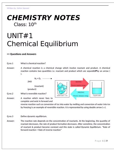 Full Chemistry Notes For 10th Grade 2023 24 With Diagrams Chemistry Stuvia Us