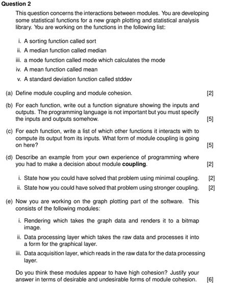 Solved Question 2 This Question Concerns The Interactions