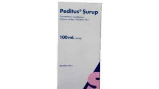 Peditus Nedir Ne İşe Yarar | Peditus Şurup 100 ml Nasıl Kullanılır Yan ...
